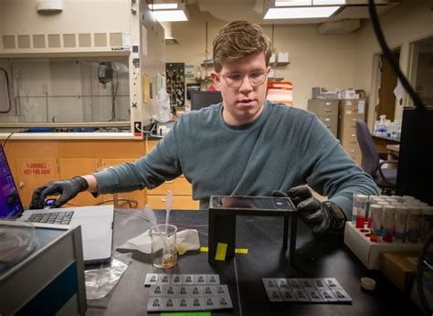 Creighton University Chemistry Major Patrick Herchenbach Is Conducting