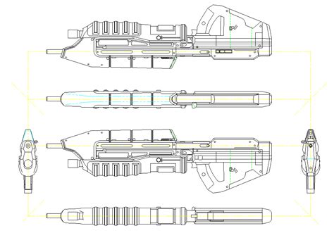 Mk18 Blueprint Mcdonnell F 4e Phantom Ii Blueprint Halo 4 Longbow