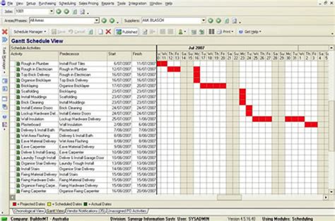 Construction Cost Construction Scheduling Software
