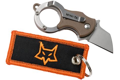 Fox Knives Mini Ta Fx 536cb Coyote Brown Navalha De Chaveiro Compras