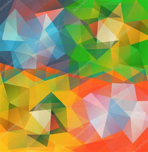 Triangle Background Pattern Of Geometric Shapes ⬇ Vector Image By © Robuart Vector Stock 48089219