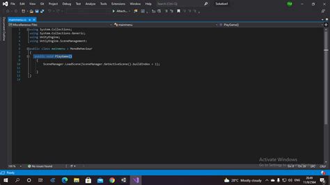 Public Void PlayGame Help Me Error Unity Engine Unity Discussions