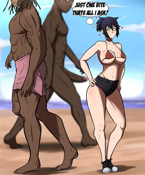 Rule 34 1girls 2boys Abs Beach Big Penis Black Hair Black Penis Black