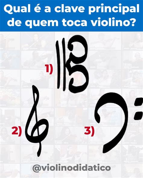 Clave De Sol A Principal Clave Do Violino