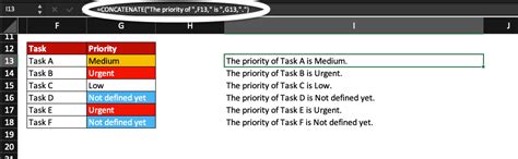 Concatenate In Excel