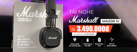 Tai Nghe Marshall Chính Hãng ASH Giảm Đến 1 2 Triệu