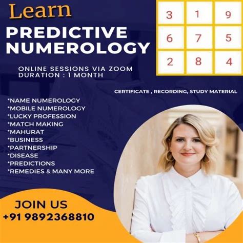 Predictive Numerology Course In Mumbai Id 2849672777588