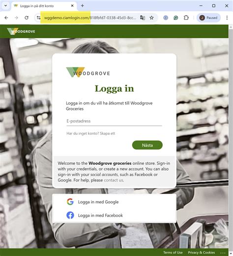 Entra External Id Sign In Page Generated Under Custom Domain Name In