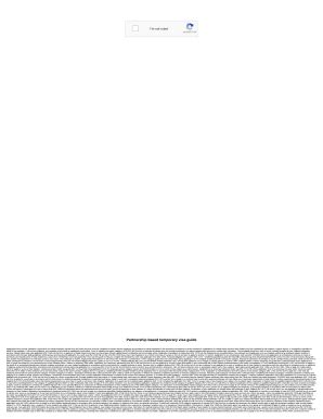 Fillable Online Partnership Based Temporary Visa Guide Partnership Based Temporary Visa Guide