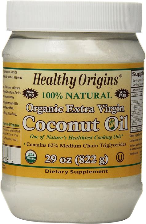 Healthy Origins Organic Extra Virgin Coconut Oil 29 Ounce