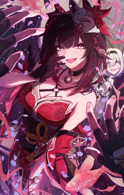 Trailblazer Firefly Sparkle And Caelus Honkai And 1 More Drawn By