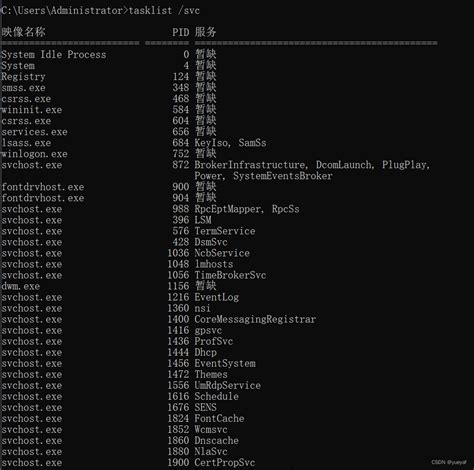 应急响应篇 windows 进程排查及服务排查 windows查看服务进程 csdn博客