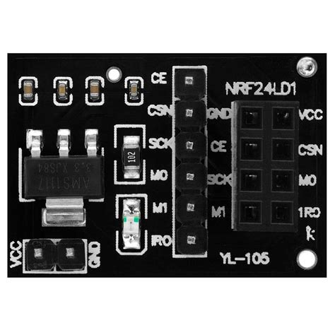 Nrf24l01 Wireless Module Breakout Adapter Pinout Guide