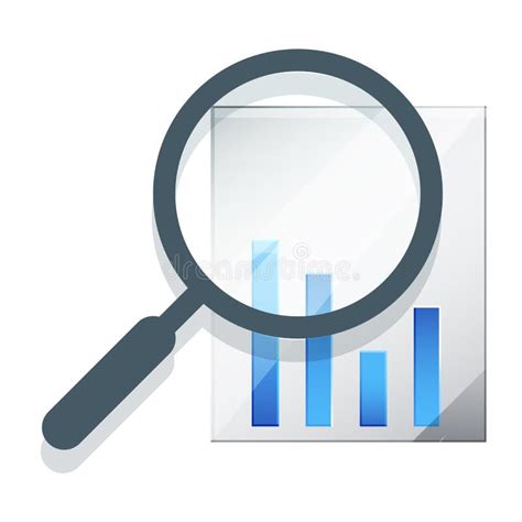 Data Analytics Research Icon Stock Illustration Illustration Of