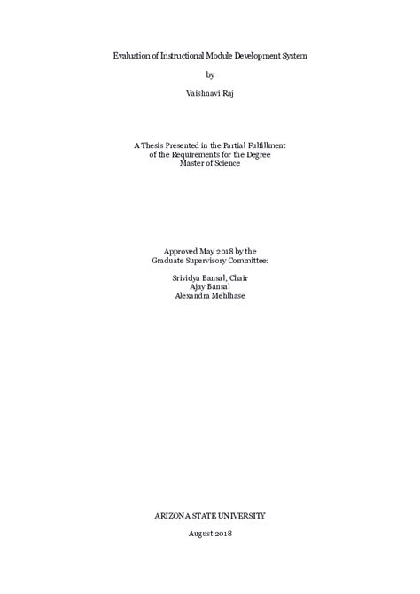 Pdf Evaluation Of Instructional Module Development System Srividya