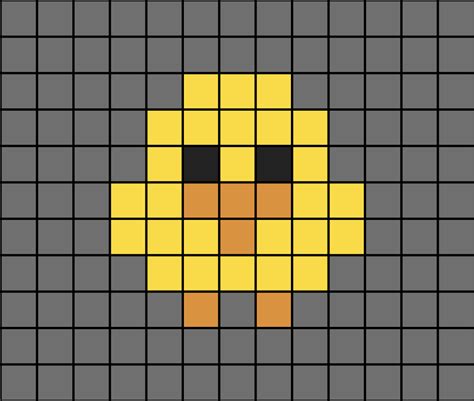 Small Duck Pixel Art