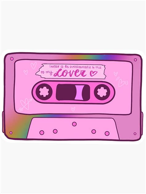 ts lover album cassette sticker sticker for sale by valbecerra b