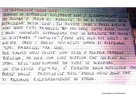 La Diffusione Della Luce Docsity