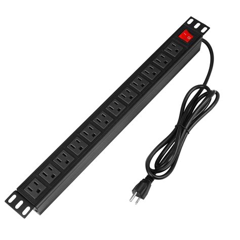 Buy Btu Power Strip Surge Protector Rack Pdu 12 Outlet Power Strip With Switch Metal Able
