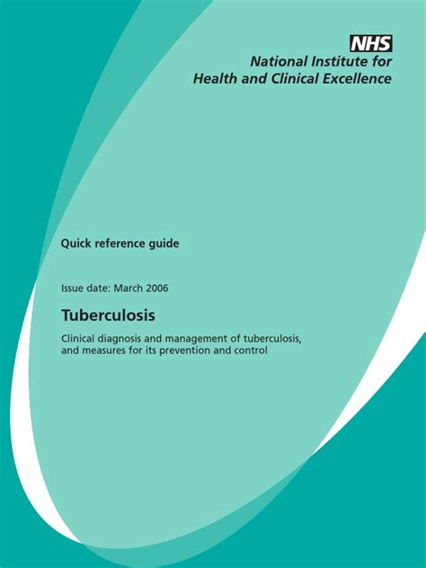 Tuberculosis Quick Reference Guide Pdf Tuberculosis Hivaids