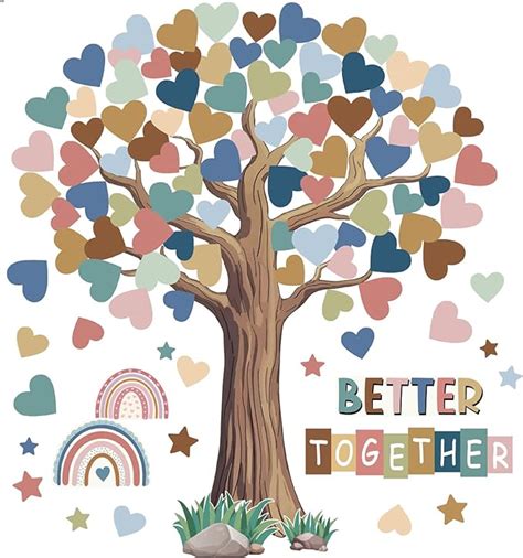 Amazon Com Adduster Sheet Tree Bulletin Board Set Classroom Tree