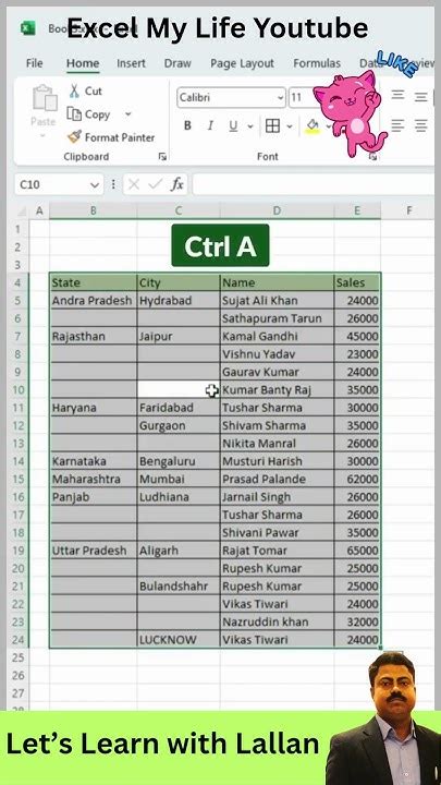 excel excelshortcuts exceltips exceltricks learnexcel keyboardshortcuts viralreels