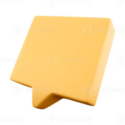 3d Rendering Chat Icon 3d Render Message Notification Icon 24624725 Png