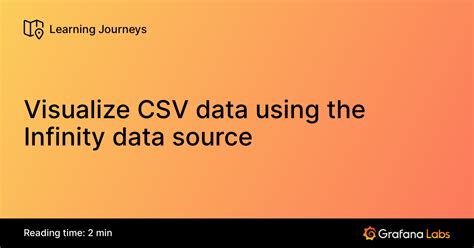 Visualize Csv Data Using The Infinity Data Source Grafana Labs