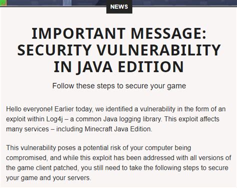 Java Edition Vulnerability What Do People On Cracked Versions Like Me Do R TLAUNCHER