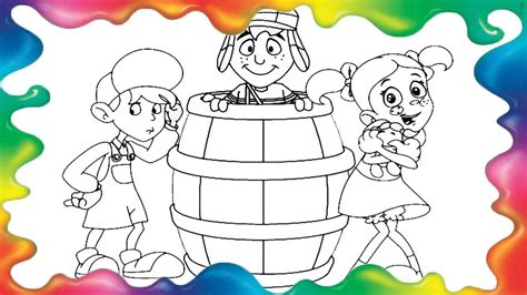 Desenho Colorir Turma Do Chaves Infoupdate Org