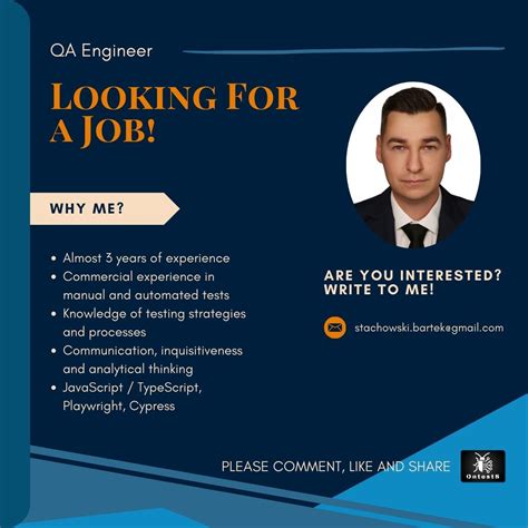 bartosz stachowski on linkedin opentowork qa softwaretester