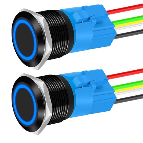 DaierTek Momentary Push Button Switch 12V Waterproof Ubuy India