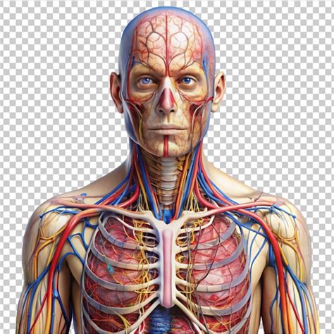 Algorithmically Generated Anatomy Illustrations Premium Ai Generated Psd