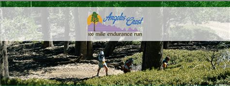 Angeles Crest 100 Mile Endurance Run October 3 2026
