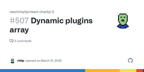 Dynamic Plugins Array · Issue 507 · Reactchartjsreact Chartjs 2 · Github