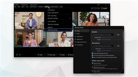 Select Audio Settings For Webex Meetings And Webex Webinars