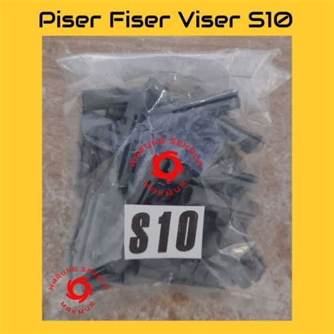 Jual 50 Pcs Piser S10 Fiser S10 Viser Tembok 10mm Shopee Indonesia