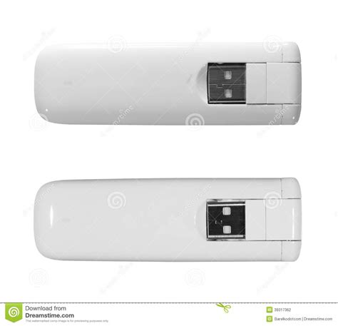 White G G Lte Usb Wireless Mobile Modem Stock Photo Image Of Business Communication