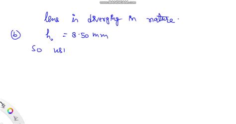 SOLVED A Lens Forms An Image Of An Object The Object Is Cm From The Lens The Image Is