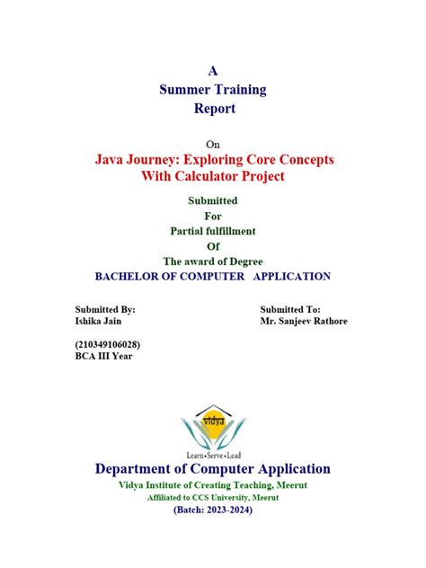 summer training file ishika jain pdf inheritance object oriented