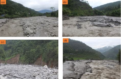 Debris Deposit At A Upstream Of Melamchi B Talamarang C