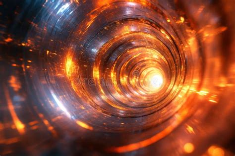 A Vibrant Vortex Of Light And Energy Spirals Inward Creating A Stunning Cosmic Tunnel Effect