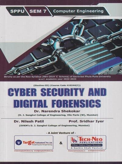 CYBER SECURITY AND DIGITAL FORENSICS Comp Engg Sem SPPU DR NARENDRA SHEKOKAR DR