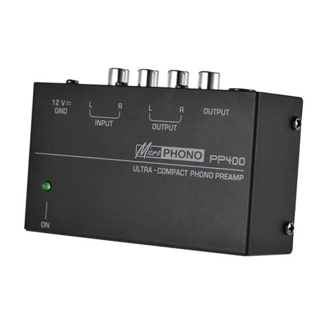 Phono Turntable Preamp 12v Adapter Low Noise Audio Preamplifier Rca Input Rca Output Turntable