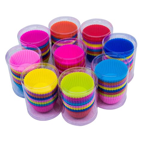 Silicone Cupcake Baking Cups Reusable Silicone Baking Cups Non Stick