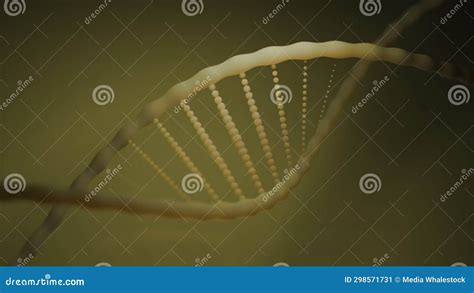 Generated 3d Dna Helix Design Emerging Chains In Twisted Dna Line