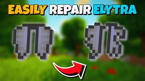How To Repair Elytra In Minecraft Youtube