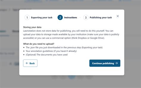 Publishing A Task Lawnotation Documentation
