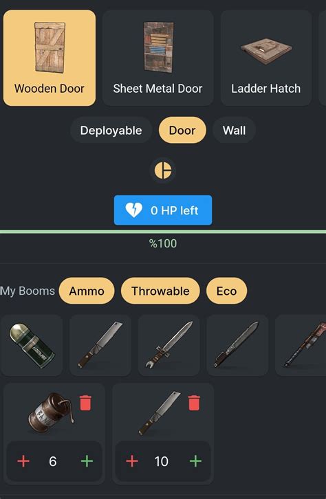 I Ve Made A Raid Tool For Rust You Can Calculate Different Types Of Booms Or Eco Tools R Playrust