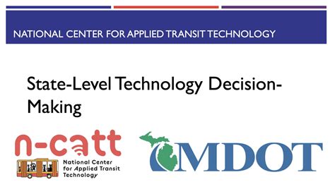 State Level Technology Decision Making N Catt